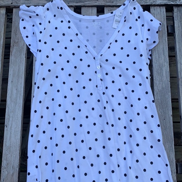 LOFT | Tops | Dots Loft Tee | Poshmark